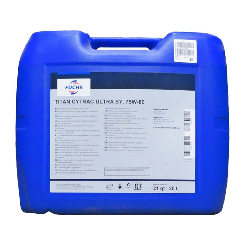 FUCHS TITAN CYTRAC ULTRA SYNTH SAE 75W-80 | 20L | 06119